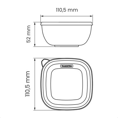 Tramontina Mixcolor Ml Polypropylene Single Container With Lid K Ban Hardware
