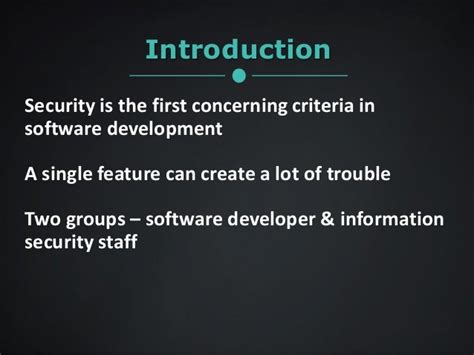 Secure Software Design