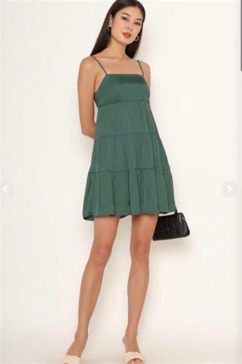 Supergurl Titi Dress In Emerald Green Womens Fashion Dresses And Sets