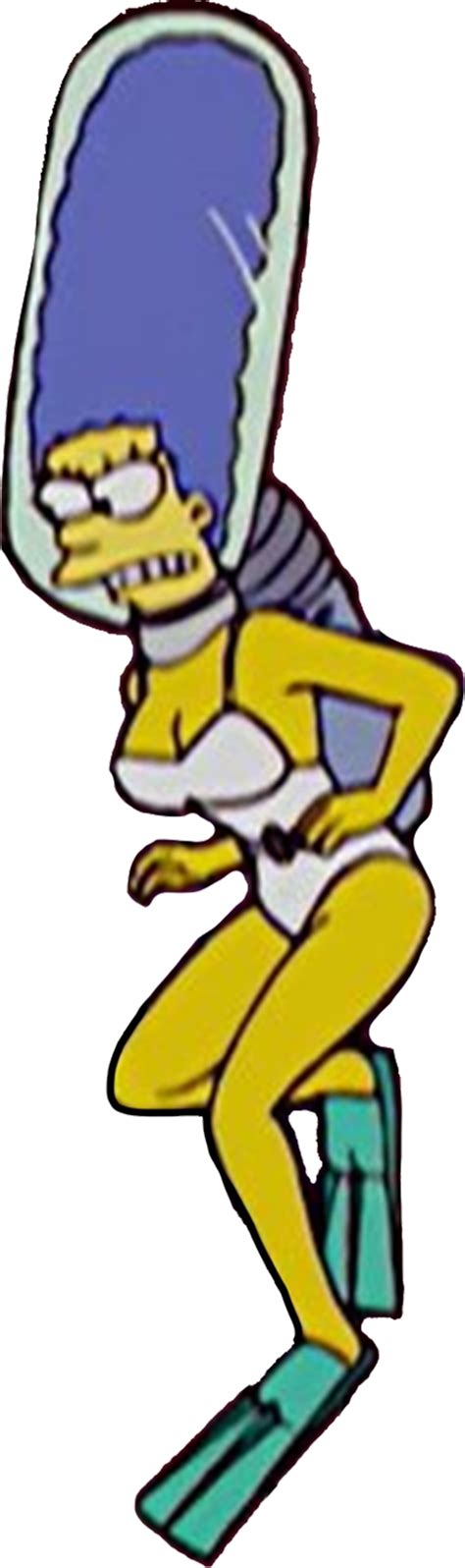 Marge Simpsons White Swimsuit Vector 9 By Homersimpson1983 On Deviantart