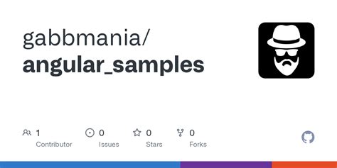 Github Gabbmaniaangularsamples