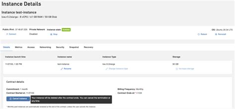 Managing Public Cloud Instance Details Knowledge Base Leaseweb