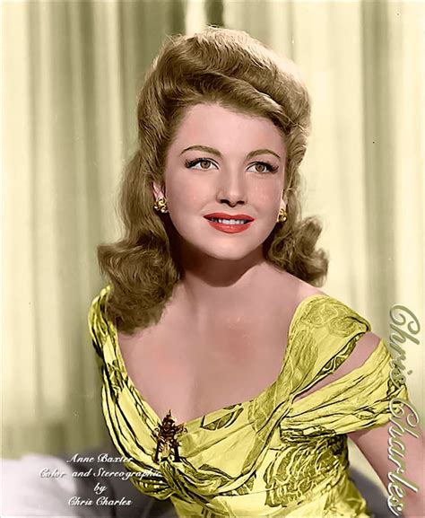 Anne Baxter Classic Hollywood Glamour Vintage Hollywood Glamour