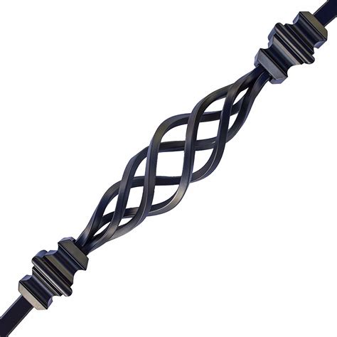 Forged Decorative Wrought Iron Fence Parts Wrought Iron Baluster And