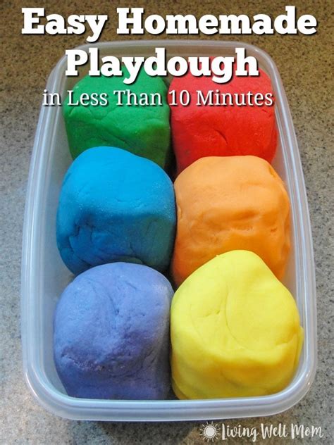 How To Make Homemade Playdough Easy