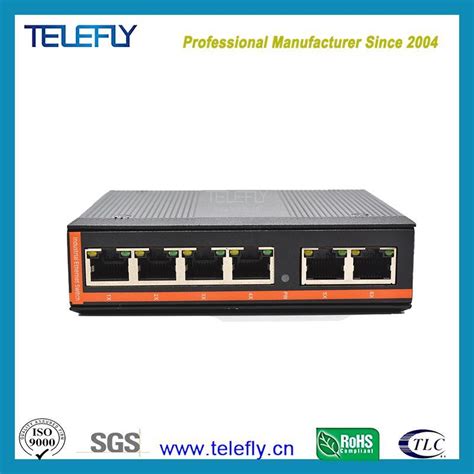 Factory Price 10100m 6 Port Ethernet Switch 6 Port Network Din Rail