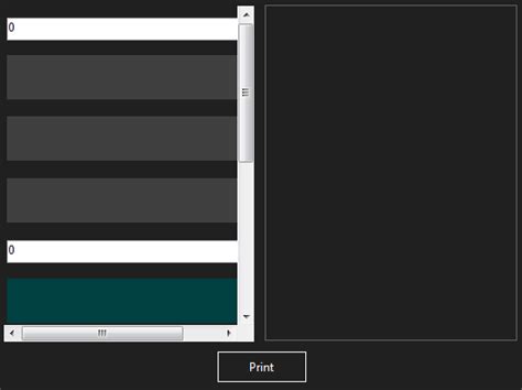 C How To Use Printdocument With A Scrollable Panel Stack Overflow