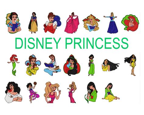 Ariel Disney Character Sprite Sheet