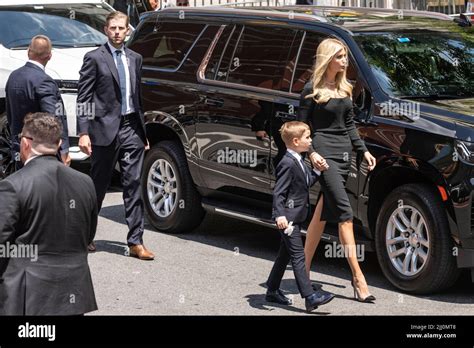 New York Ny 20 Juli 2022 Eric Trump Und Ivanka Trump Nehmen An Der