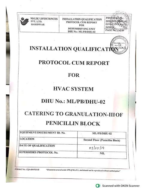 Iq Protocol Of Hvac Pdf
