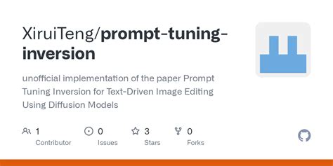 github xiruiteng prompt tuning inversion unofficial implementation