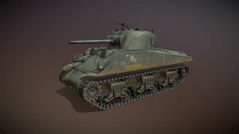 M4a2 Sherman Colorado Buy Royalty Free 3d Model By Panaristi 3e7b47e Sketchfab Store