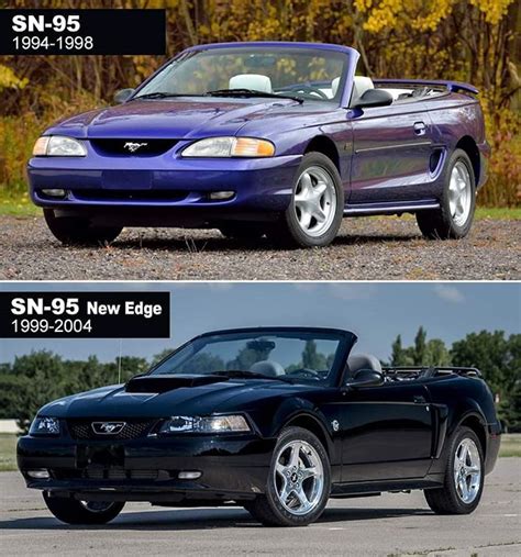 The Sn 95 Mustangs Were Produced For The Model Years 1994 2004 However