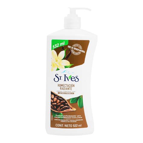 Crema Corporal St Ives Humectación Radiante 532 ml DelSol