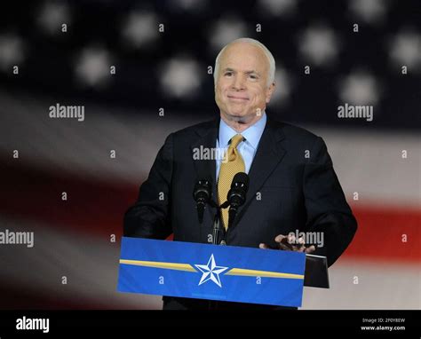 John Mccain 4 November 2008 Phoenix Arizona Republican