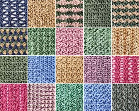 25 Beginner Crochet Stitches Nordic Hook Crochet Stitch Tutorials