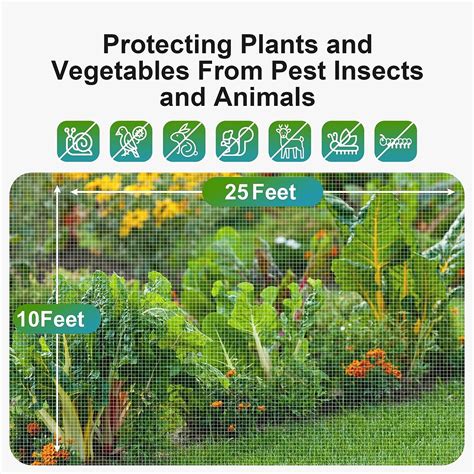 Garden Insect Netting Pest Barrier 10x25 Bug Netting Review