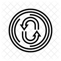 Refresh Arrow Icon Download In Line Style