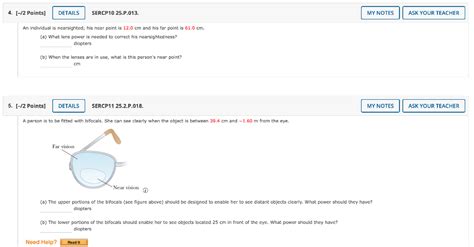 Solved 4 2 Points] Details Sercp10 25 P 013 My Notes Ask