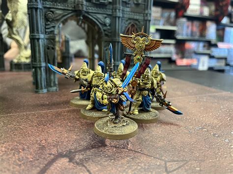 Finished First Few Custodes Models R Adeptuscustodes