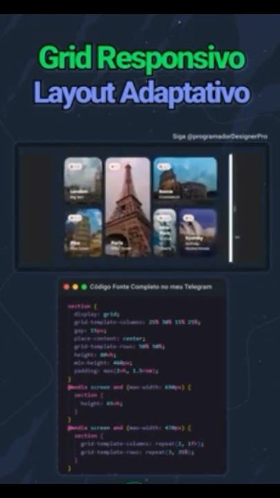 Grid Responsivo Layout Adaptativohtml Css Html5 Web3 Grid