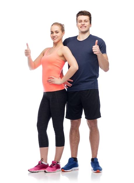 Premium Photo Sport Fitness Gesture Lifestyle And People Concept