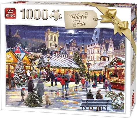 Bol Puzzel 1000 Stukjes Kerstpuzzel Kerstmarkt King Legpuzzel