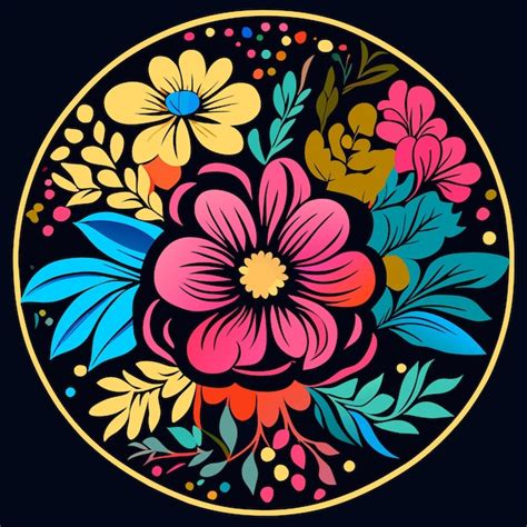 Premium Vector Time Traveling Garden A Handcrafted Floral Tapestry Of