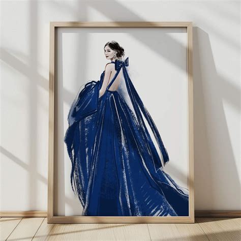 Fashion Illustration Instant Download Wall Art Model Woman Printable