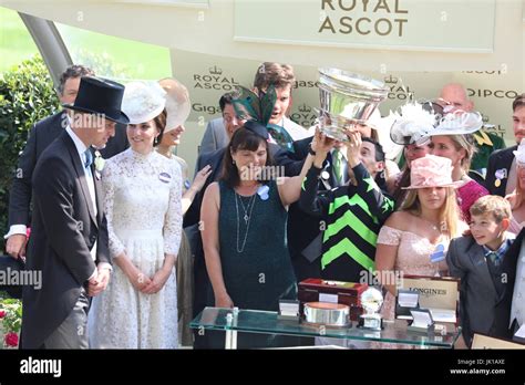 Royal Ascot 2017 Held At Ascot Racecourse Day 1 Trophy Presentation