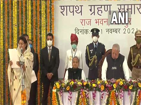 Govind Ram Meghwal Shakuntala Rawat Take Oath As Cabinet Ministers In