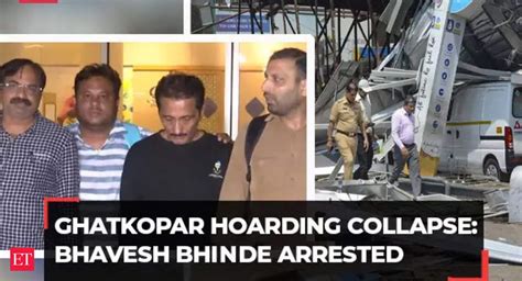 Ghatkopar Hoarding Collapse Mumbai Crime Branch Arrests Accused Ego