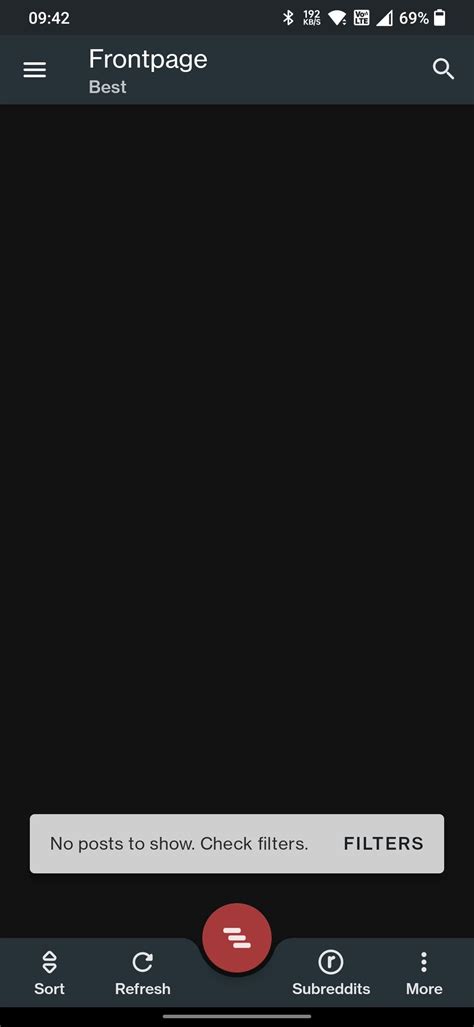 frontpage best sorting not working works on alternate account all
