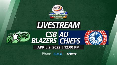 Ncaa Season 97 Csb Blazers Vs Arellano Chiefs Mens Basketball