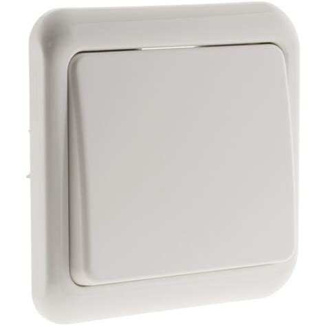 Interrupteur Simple Antaria Blanc Zenitech