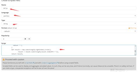 kibana scripted fields 使用 kibana 截取字符 csdn博客