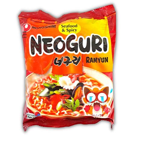 Korea Nongshim Neoguri Ramyun 120g Hot Seafood And Spicy Asia