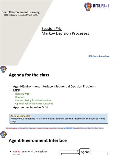 Drl 4 5 Introducing Mdp And Dynamic Programming Solution Pdf