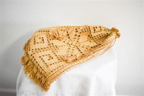 Large Victorian Crochet Reticule Gem