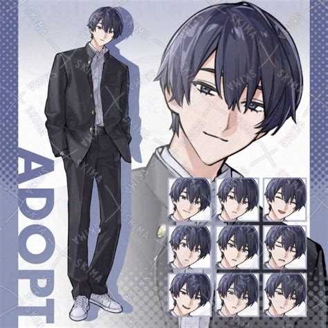 制服 学ラン の男子②【表情9種】 Skima（スキマ）