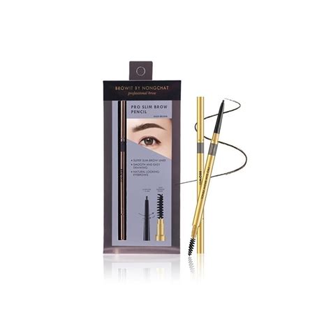 Browit By Nongchat Pro Slim Brow Pencil บราวอิท โปร สลิมบราว เพนซิล
