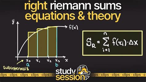 Right Riemann Sum Equations And Theory Numerical Methods