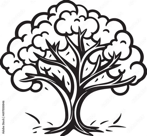 Tree Logo Vector Illustration Tree Vector Icon And Sign Stock Vector Adobe Stock