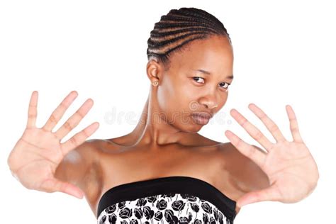 Stay Away Woman Stock Photo Image Of Look Person Annoyed