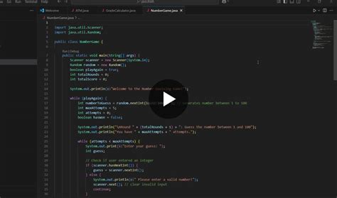 Built A Number Guessing Game In Java For Codsoft Internship Rituraj