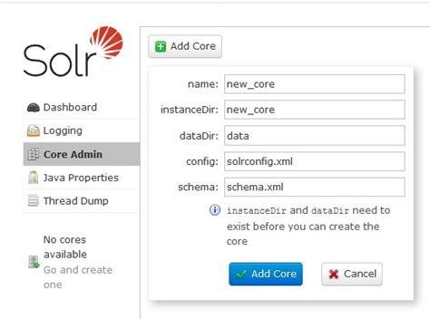 Apache Solr Create Core Alter Schema And Query For API Data E Lo Engineer Log Out
