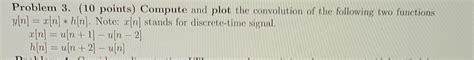 Solved Problem Points Compute And Plot The Chegg