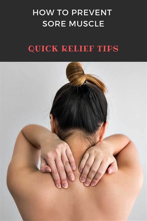 How To Prevent Sore Muscle Quick Relief Tips Prevent Sore Muscles