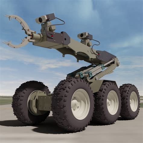 3d Eod Defender Robot Model