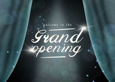 Classic Blue Grand Opening Background Grand Opening Grand Opening